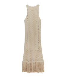 Pull&Bear Pull&bear Knitted dress female Beige size M