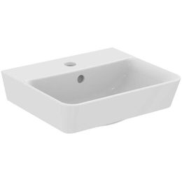 Ideal Standard Connect Air Handwaschbecken E030701 40 x 35 cm, weiss, mit Hahnloch und &Uuml;berlauf