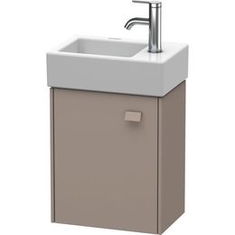 Duravit Brioso Waschtischunterbau BR4049L4343 364x239mm, Basalt Matt, T&uuml;r links