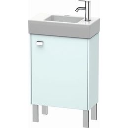 Duravit Brioso Waschtischunterbau BR4431R1009 434x239mm, Lichtblau Matt/Chrom, T&uuml;r rechts
