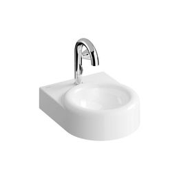 Vitra Liquid Waschtisch 7317B403-0041 40x49,5x15cm, ohne &Uuml;berlauf, wei&szlig; hochglanz VC, 1 Hahnloch mittig
