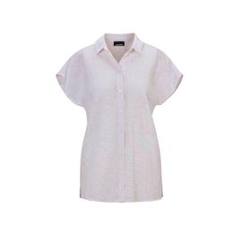 GOLDNER Damen Hemdbluse "Ausbrenner Bluse", wei&szlig;, Gr. 42, Obermaterial: 74% Viskose CV. 26% Polyamid PA., Blusen
