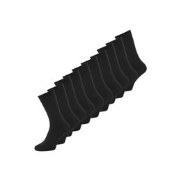 Jack & Jones JACK & JONES Herren Kurzsocken "Socken JACBASIC BAMBOO SOCK 5P 10er Pack", Gr. 40, schwarz, Obermaterial: 54% Viskose CV. 26% Polyester PES. 18%