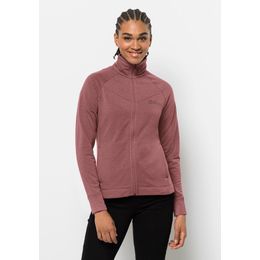 Jack Wolfskin Damen Fleecejacke "WALDSEE JKT W"apple, butter, Gr. XS, OBERSTOFF 83% POLYESTER, 9% WOLLE, 8% ELASTHAN FUTTER 100% POLYESTER, Jacken
