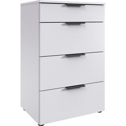 Schubkastenkommode wimex, B:54cm H:84cm T:41cm, wei&szlig;, Spanplatte, Sideboards, "Oxford by fresh to go, mit 4 Schubladen, MADE IN GERMANY", Mit