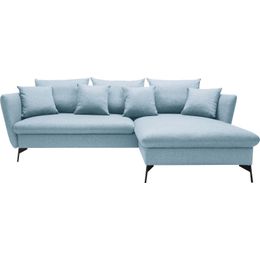Ecksofa OTTO HOME, B:258cm H:91cm, grau, 100% Polyester;PU-Schaum und Nosag-Federung.;Federung Ottoman : 12 x Feder Type B 1650mm;Ferderung 2 Sitzer: