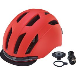 Prophete Fahrradhelm, 52/57 Kopfumfang: 52cm - 58cm, rot, Helme