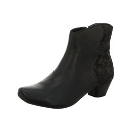 Think! THINK Damen Stiefelette "Think Stiefelette Nappaleder", Gr. 40,5, schwarz, Nappaleder, Schuhe