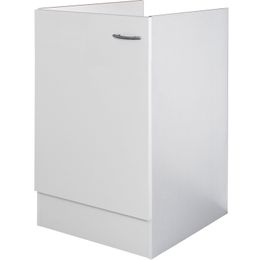 Spülenschrank Flex-Well, B:50cm H:82,2cm T:60cm, weiß, Holzwerkstoff, Küche, Schränke, "Wito", (B x H x T) 50 x 82 x 57 cm