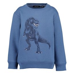 Blue Seven Jungen Sweater "Blue Seven Sweatshirt", blau, Gr. 98, 80% Baumwolle, 20% Polyester, Sweatshirts