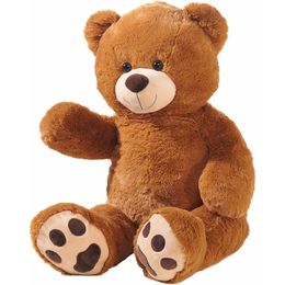 Heunec Kinder Kuscheltier "Teddybär braun, 100 cm", braun, Plüsch, H:100cm, Plüschfiguren