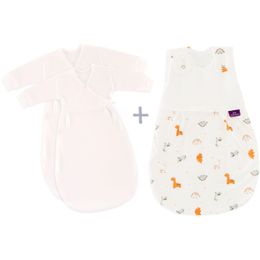 Tr&auml;umeland Babyschlafsack TR&Auml;UMELAND, bunt, Bezug: 100% Baumwolle. F&uuml;llung: 70% Polyester, 30% Lyocell (TENCEL ), Schlafs&auml;cke, "3tlg. Set LIEBMICH, Design