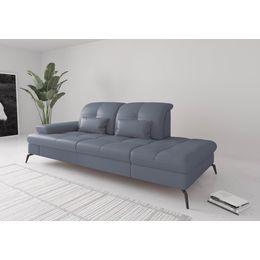 Sit & More Recamiere SIT & MORE, B:231cm H:90cm T:122cm, blau, Sofas, "Amica, inkl. Sitztiefenverstellung und Armteilverstellung", wahlweise mit