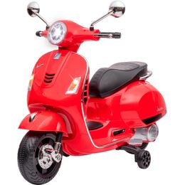 Jamara Kinder Elektro-Kinderroller "Ride-on Vespa GTS 125, Li-Power 12.6"rot, B:50,5cm H:75,5cm T:102cm, Elektro-Kinderfahrzeuge, mit Licht- und