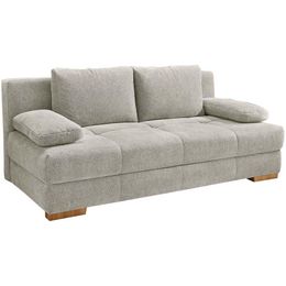 Jockenh&ouml;fer Schlafsofa, B:205cm T:110cm, braun, JOCKENH&Ouml;FER GRUPPE, Korpus: 95% Polyester, 5% Nylon;Kissen: 45% Polyacryl, 24% Viscose, 19% Polyester,