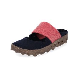 Asportuguesas Damen Pantolette "Asportuguesas Pantoletten Filz", Gr. 36, blau, Filz, Schuhe