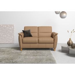 2-Sitzer Home Affaire, B:149cm H:89cm T:89cm, braun, Luxus-Microfaser (100% Polyester);Struktur (100% Polyester);Luxus-Microfaser in Lederoptik (100%