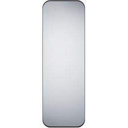 Dekospiegel, B:50cm H:150cm T:2,8cm, schwarz, Mirrors and More, Metall, Spiegel, "Britney", Wandspiegel