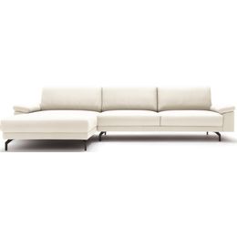 Ecksofa, B:294cm H:95cm T:178cm, wei&szlig;, CREATION BY ROLF BENZ, Wohnzimmer, Sofas, "CR.450 elegantes Designsofa mit hohem Sitzkomfort"