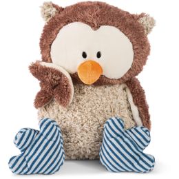 Nici Kinder Kuscheltier "Eule Oscar, 50 cm", blau, Plüsch, Polyester, B:23cm H:50cm T:17cm, Plüschfiguren, Kopf drehbar