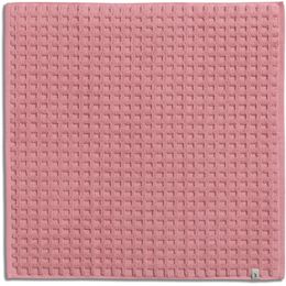 M&ouml;ve Badematte M&Ouml;VE, H:6mm, rosa, Baumwolle, Badematten, "Waffelpiquee"