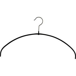 MAWA Kleiderb&uuml;gel "Economic light PT", B:40cm H:22cm T:0,4cm, schwarz, Kleiderb&uuml;gel, platzsparender Oberteilb&uuml;gel