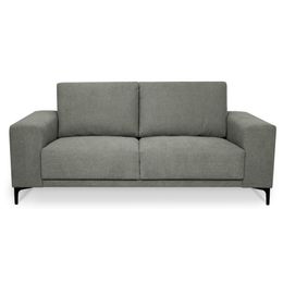 2-Sitzer OTTO HOME, B:164cm H:85cm T:88cm, grün, 90% PES, 10% NY, Sofas, "Xander", Breite 164 cm, Webstoff, Soft-Touch Chenille, schwarze Metallfüße