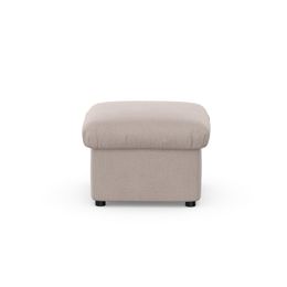 Hocker DOMO collection, B:60cm H:39cm T:60cm, grau, 92% Polyester, 8% Nylon, Wohnzimmer, Hocker, "Pegnitz"