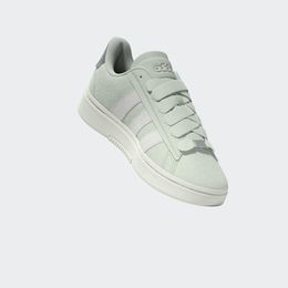 Damen Sneaker "GRAND COURT ALPHA 00S", adidas Sportswear, Gr. 36, weiß, Leder, Synthetik, Textil, Schuhe, Design inspiriert vom adidas Campus 00
