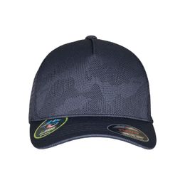 Flexfit Damen Flex Cap "Flexfit Accessoires Flexfit Jaquard Camo Cap"navy, Gr. S, 100% Polyester, Caps