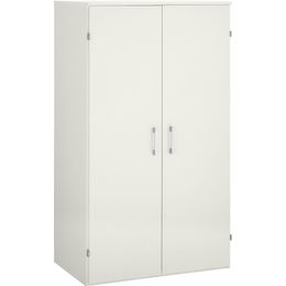 PC-Schrank, B:80cm H:138cm T:50cm, weiß, VOGL MÖBELFABRIK, Sekretäre, "Nick", Sekretär, Maße 80x50x138 cm, Made in Germany