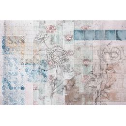 Komar Vliestapete "Digitaldruck Vlies - Patches - Gr&ouml;&szlig;e 400 x 260 cm", B/L: 400mm x 260mm, Rollen:, bunt, Wohnzimmer, Tapeten, Wohnzimmer,