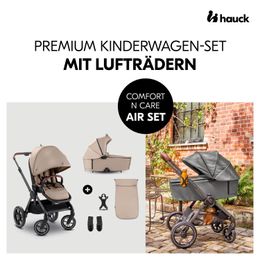 hauck Kinder Kombi-Kinderwagen "Comfort N Care Air", braun, Aluminium, Polyester, Kinderwagen, Belastbarkeit bis 22 kg