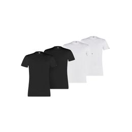Puma Herren T-Shirt "T-Shirt 4er Pack", schwarz, Gr. M, Obermaterial: 100% Baumwolle CO., Shirts
