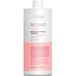 Kinder Haarshampoo "Re/Start COLOR Protective Gentle Cleanser 1000 ml", 1.000ml, rosa, Revlon PROFESSIONAL, Haarpflegemittel, Verstärkt die