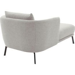 Sch&ouml;ner Wohnen Kollektion Chaiselongue, B:101cm H:71cm T:161cm, grau, SCH&Ouml;NER WOHNEN-KOLLEKTION, 16% Baumwolle, 79% Polyester, 5% Polyacryl, Sofas, "Pearl - 5 Jahre