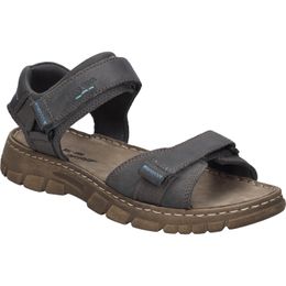 Josef Seibel Herren Sandale "Brendan 01, asphalt", Gr. 45asphalt, Obermaterial: 100% Rindsleder Leather cow., Schuhe