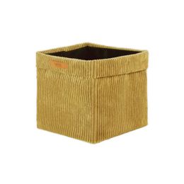 Aufbewahrungsbox LYCCEsenfgelb, Obermaterial: 90% Polyester PES. 10% Nylon NY., Kinderzimmer, Aufbewahrungsboxen, "Aufbewahrungskorb Faltbare