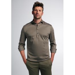 Eterna Herren Langarmhemd "MODERN FIT"taupe, Gr. 41, Jersey, 100% cotton, Hemden, NON IRON (b&uuml;gelfrei)