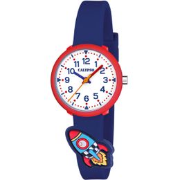 Calypso Watches Kinder Quarzuhr "My First Watch", blau, Armbanduhren, Armbanduhr, Kinderuhr, Junge, analog, Spaceshuttle, Raumfähre