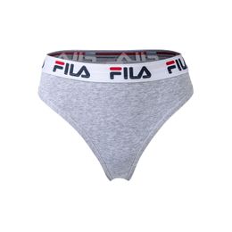 Fila Damen String "String 1er Pack", Gr. XS, grau, Obermaterial: 95% Baumwolle CO. 5% Elasthan EL., Unterhosen