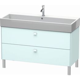 Duravit Brioso Waschtischunterbau BR443700909 1184x459mm, Lichtblau Matt, 2 Ausz&uuml;ge