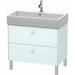 Duravit Brioso Waschtischunterbau BR443500909 784x459mm, Lichtblau Matt, 2 Ausz&uuml;ge