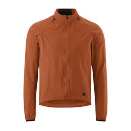 Gonso Herren Fahrradjacke "LEGNO"erdrot, Gr. M, 93% Polyamid, 7% Elasthan, Jacken, Herren 2-in-1 Jacke, winddichte Radjacke mit Rückentasche,