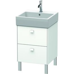 Duravit Brioso Waschtischunterbau BR443201818 484x459mm, Wei&szlig; Matt, 2 Ausz&uuml;ge