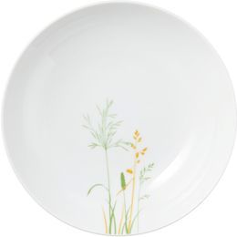 Seltmann Weiden Suppenteller "Liberty - Meadow Grasses green", 21,2cmwei&szlig;, gr&uuml;n, curry, Speiseteller, Teller rund 21 cm