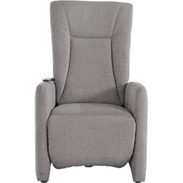 Sit & More TV-Sessel SIT & MORE, B:71cm, grau, 100% Polyester, Sessel, "Melissa", wahlweise elektrisch oder manuell verstellbar, optional Aufstehhilfe