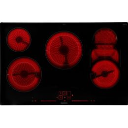 Siemens Elektro-Kochfeld von SCHOTT CERAN "ET801LMP1D", B:79,2cm H:5,1cm T:51,2cm, schwarz, Kochfelder, 20 % mehr Leistung beim Aufheizen dank