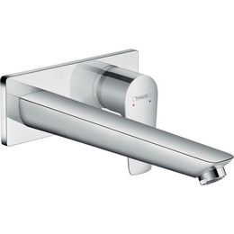 Hansgrohe Talis E Waschtischarmatur 71734000 chrom, Unterputz Wandarmatur, Ausladung 225 mm