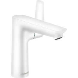 Hansgrohe Talis E Waschtisch-Einhebelmischer 71754700 mit Ablaufgarnitur, Ausladung 141 mm, mattwei&szlig;